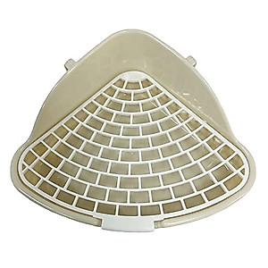 Cage Potty Trainer Corner Litter Box for Small Animals Hamster Rabbit Guinea Pig Ferret Gerbil Chinchilla