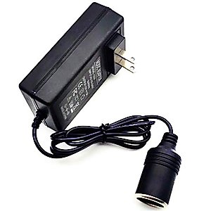 yelesley AC to DC Converter 12V 3A 36W Car Cigarette Lighter Socket 110-240V to 12V AC/DC Power Adapter AC to Car Cigarette Lighter Socket DC 12V 3A Power Converter