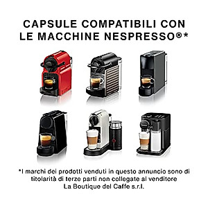 Italian Coffee pods compatible with Nespresso original machines, Italian Expresso capsules (100 Crema Aluminum Pods, 100 Count (Pack of 1))