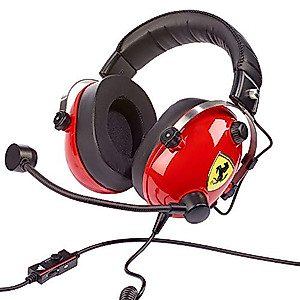 Thrustmaster T.Racing Scuderia Ferrari Edition-DTS - Gaming Headset for Race Simulation, PC/PS4/Xbox One/Nintendo Switch (.