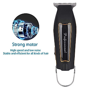 FILFEEL T-Blade Trimmer, 5 Star Cordless Precision Trimmer for Lining & Close Trimming - Great for Barbers and Stylists Professional Haircutting Kit(Black)