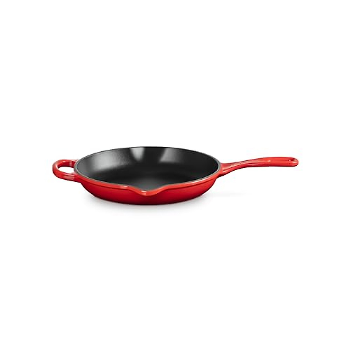 Le Creuset Enameled Cast Iron Signature Iron Handle Skillet, 9" (1-3/8 qt.), Cerise