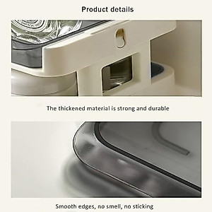 Cosmetic storage box acrylic simple multi-layer rack, bedroom dresser bathroom bathroom skin care drawer pull-out organizer shelf (3-layer, black)