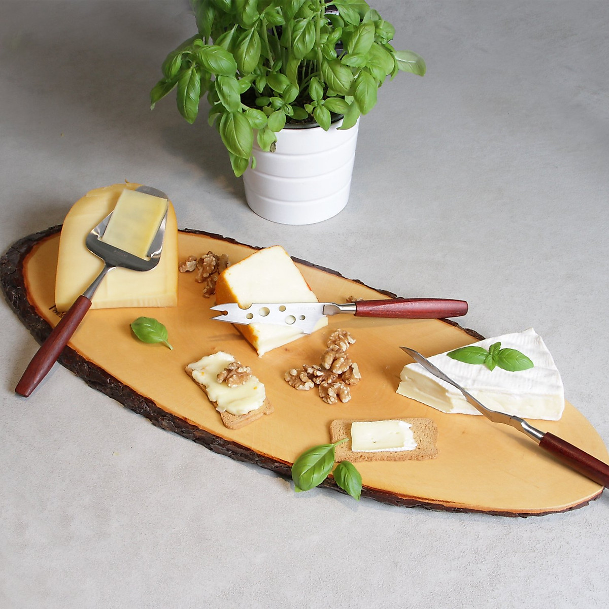 Boska Holland Cheese Slicer and Plane w. Rose Wood Handle, Flex Steel Blade, 10 Year Guarantee, Taste Collection