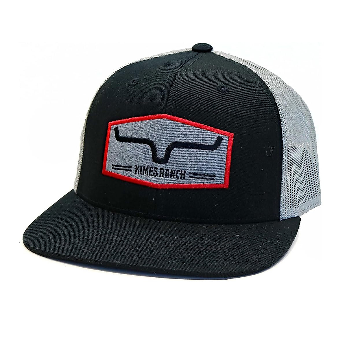 Kimes Ranch Unisex Replay Trucker Hat Embroidered Logo Hayseed Patch Adjustable Snapback One-Size Hat (Cotton,Apparel,Navy,mens,KimesRanch,REPLAY,1,1,1851614,Apparel,HAT,KimesRanch,OneSize,KimesRanch)