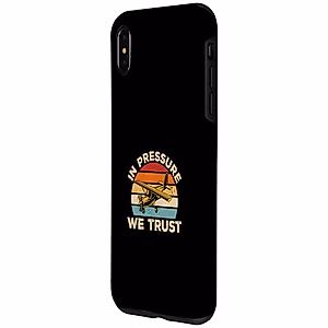 iPhone XS Max Airplane Pilot Aviator In Pressure We Trust Aviation Case