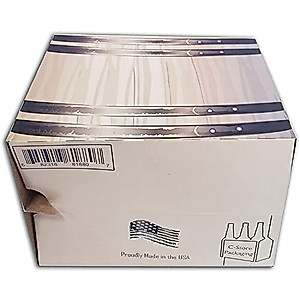 ICE N COLD 6pk Cardboard Carrier (Barrel, 24ct) | Holds 6pk 12oz Bottles | FAST SAME DAY SHIPPING