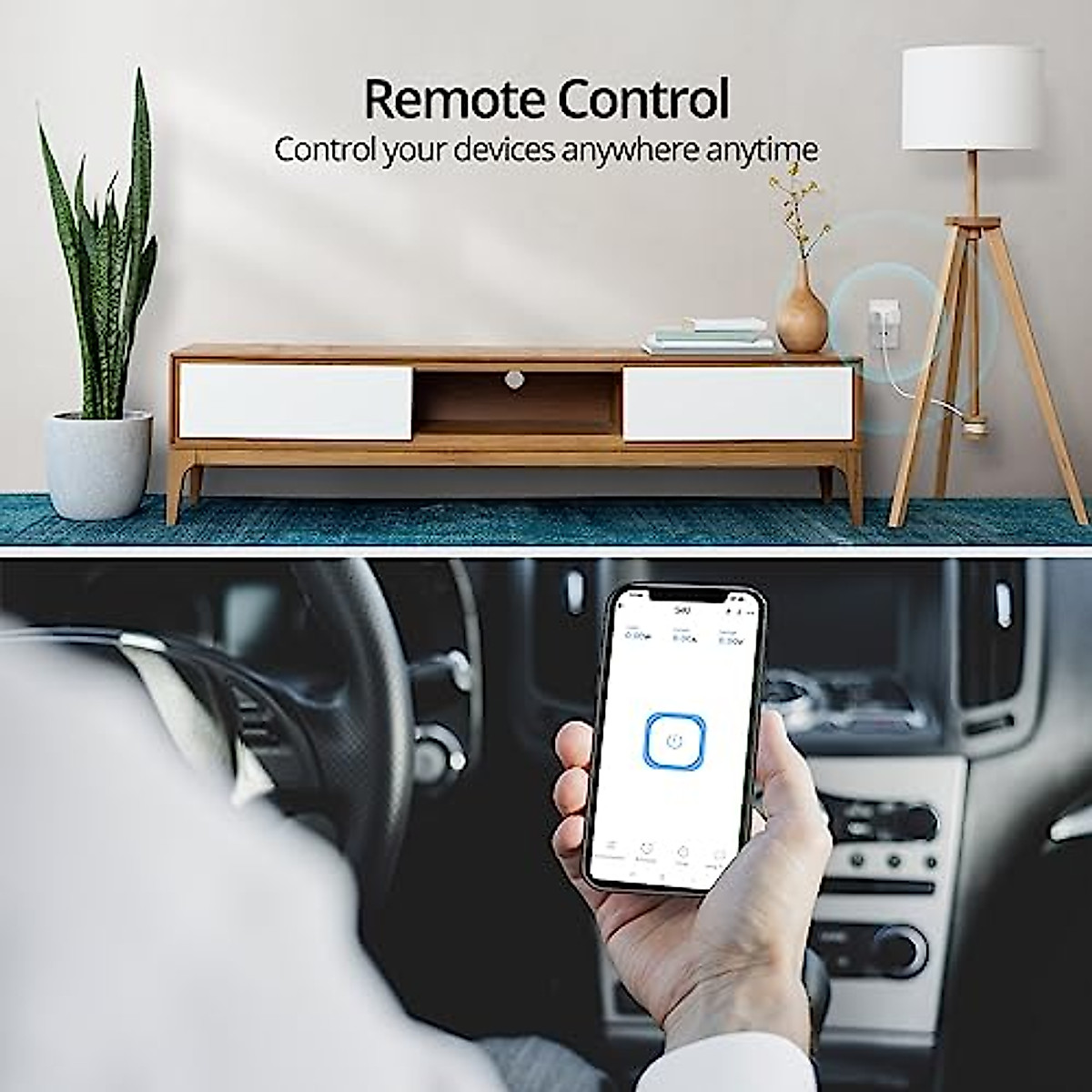 SONOFF S40 Smart Plug with Energy Monitoring 15A, WiFi Smart Outlets That Work with Alexa, Google Home & IFTTT, Smart Plug with Remote, ETL Certified, NO Hub Required, 2.4G WiFi Only(4-Pack)