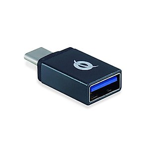 Conceptronic HUBBIES04B 4-Port USB 3.0 Hub and OTG Adapter for USB-C