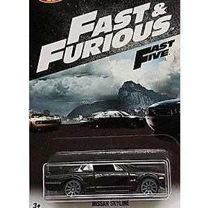 Hot Wheels Fast and Furious 2018 Series Black Nissan Skyline DIE-CAST Exclusive, F&F Nissan