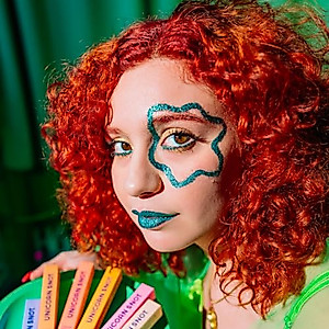 Unicorn Snot Lip Primer - Glitter Primer for Long-Lasting Glitter Hold - Makeup Glitter Primer and Base for Lips, Face, Eyes - Pair with Holographic Hi-Def Cosmetic Glitter - Vegan & Cruelty Free