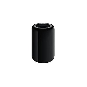 Apple Mac Pro, 3.5GHz Intel Xeon E5 Six Core, 16GB RAM, Dual AMD FirePro D500 Graphics, 256GB SSD, Black, MD878LL/A (Refurbished)