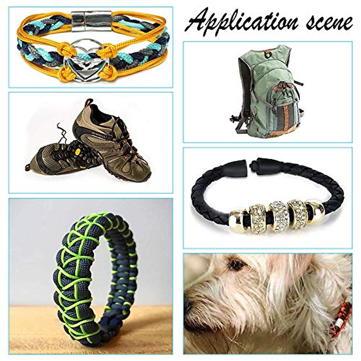 PH PandaHall Breakaway Clasp for Lanyard, 30 Set Black 24mm Plastic Barrel Connectors Safety Clasps with 10m 2mm Nylon Lanyard String Cords for Necklaces Bracelets Lanyards Jewelry DIY Craft Making