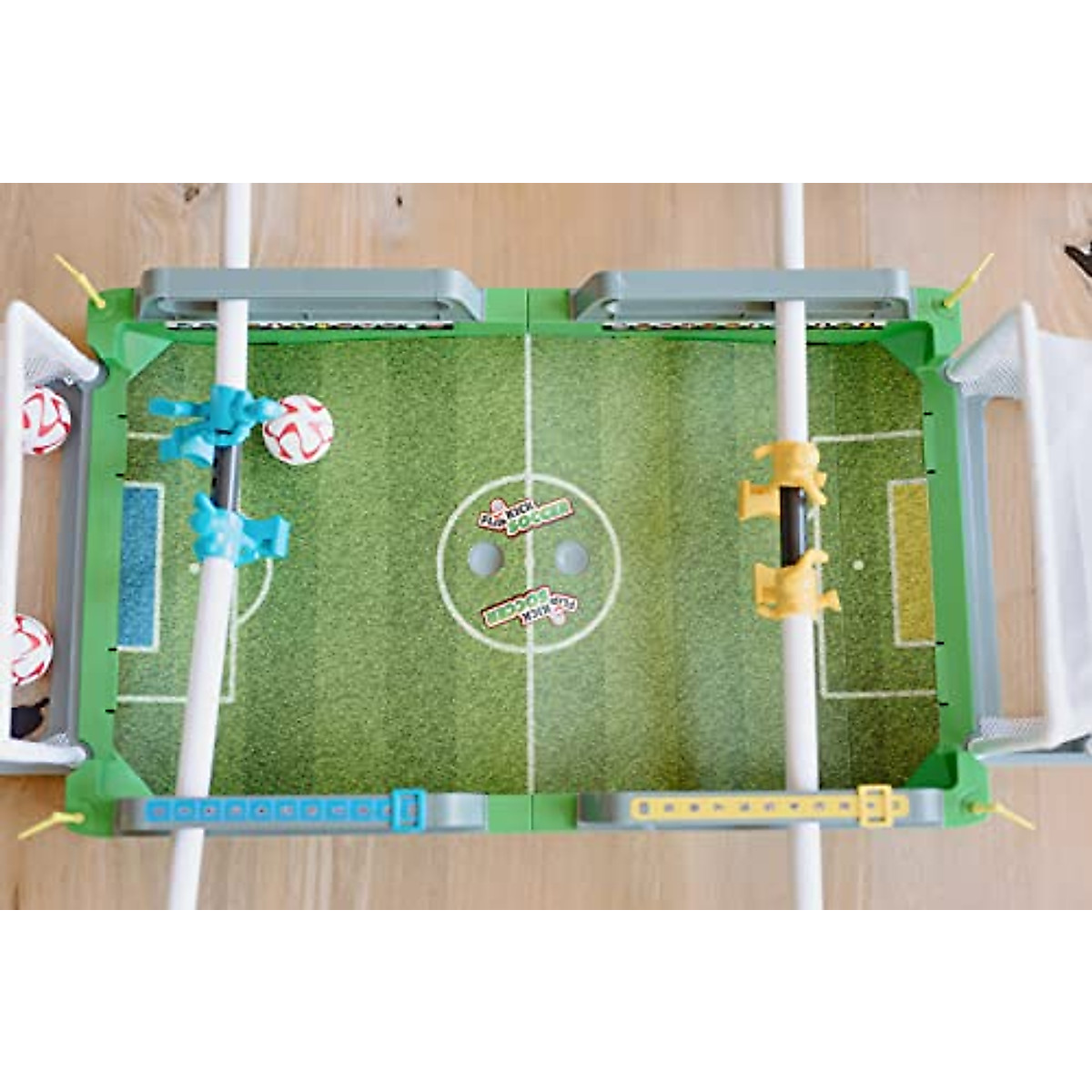 Buffalo Games - Flip Kick Soccer - Fast Paced Dexterity Game - Spinning Soccer Head to Head - Great for Family Game Night - Ages 5 and Up