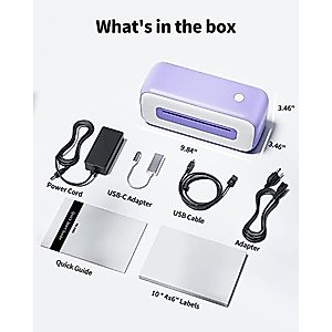 Phomemo 4x6 Shipping Label Printer for Small Business - High Speed Thermal Label Maker Work with Windows,Mac,Linux&Chrome OS, Direct Thermal Printer Support Shipping, Barcode, Household Label and More