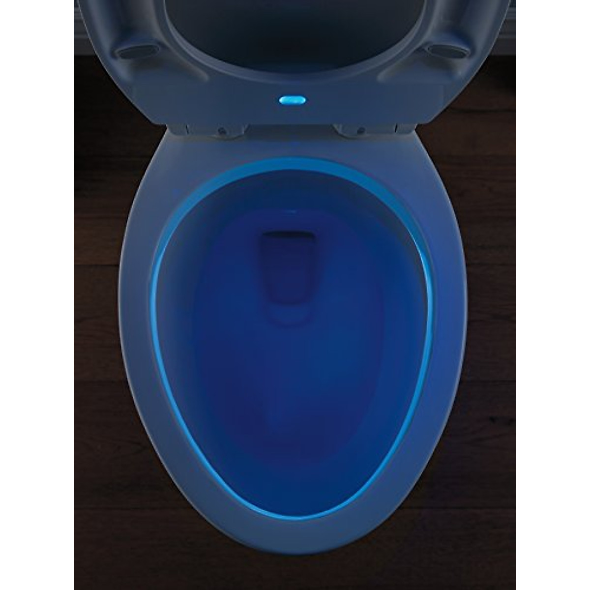 Delta Faucet 813902-N-WH Sanborne Elongated Nightlight Toilet Seat with Slow Close and Quick-Release, White