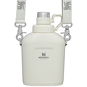 Stanley Legendary Classic Canteen Water Bottle - 1.1 QT - Stainless Steel Canteen with Strap and Leakproof Lid - Dishwasher Safe and BPA-Free