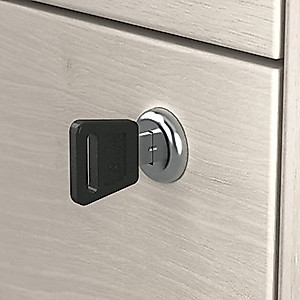 Bush Furniture Homestead Farmhouse 2 Drawer Accent Cabinet, Linen White Oak