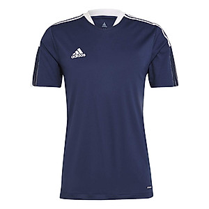 adidas Men's Tiro 21 Training Jersey, Team Navy Blue, Medium