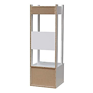 Kings Brand Furniture – Corry Open Wardrobe Armoire Closet with 2-Drawers, White