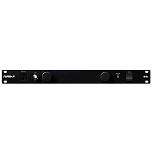 Furman M-8Lx Standard Level Power Conditioning, 15 Amp, 9 Outlets with Wall Wart Spacing, Pullout Lights