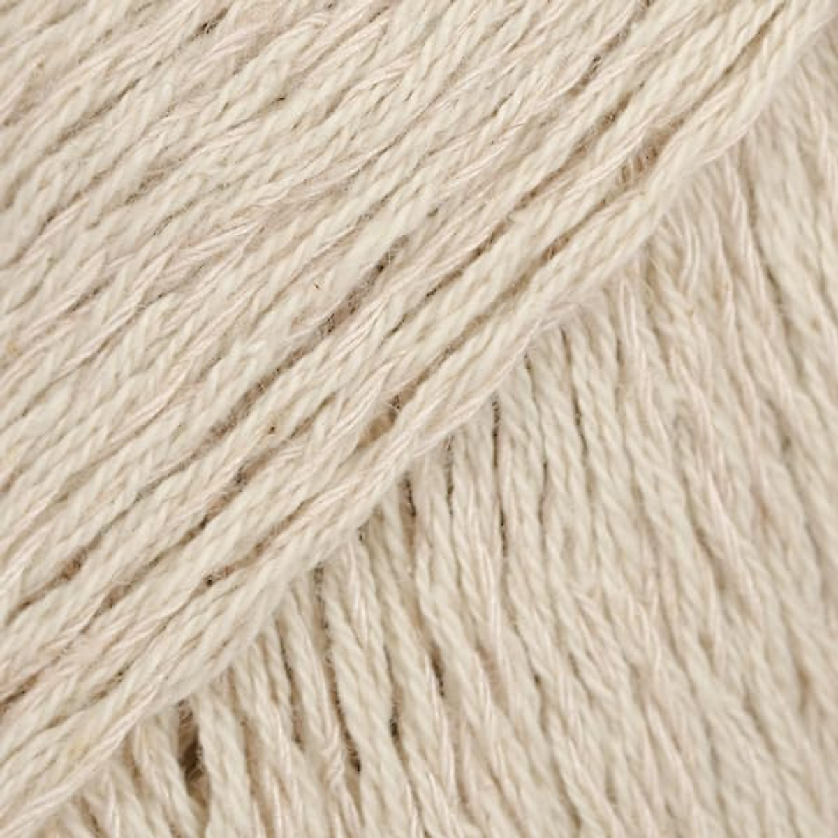 Knitting Yarn of Cotton, Viscose and Linen, Drops Belle, DK, Light Worsted Weight, 1.8 oz 131 Yards (23 Mint Cream)