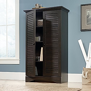 Sauder Harbor View Storage Cabinet, Antiqued Paint finish