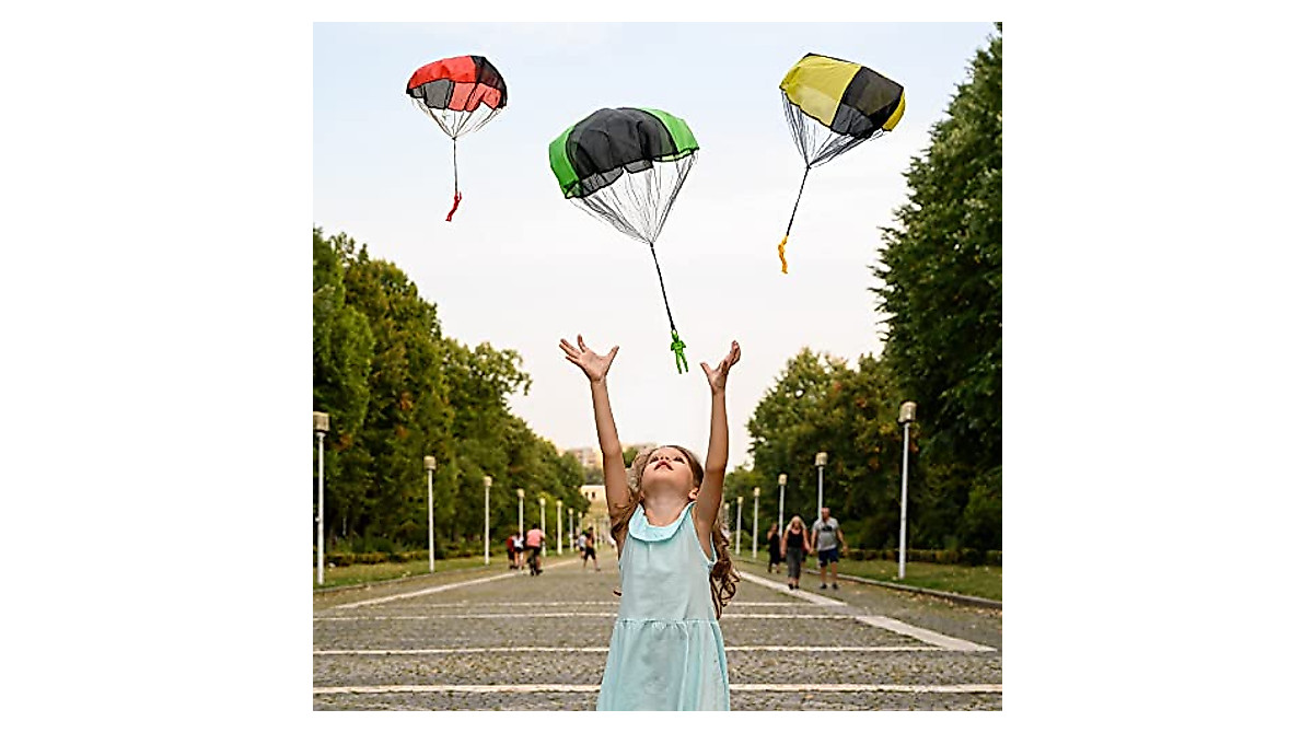 Nutty Toys Parachute Toy for Kids - Ultimate Outdoor Flying Fun