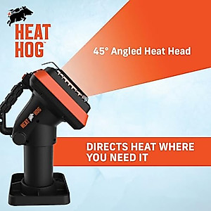 Heat Hog 4,000 BTU Portable Propane Radiant Space Heater, Indoor, Outdoor, Garage, Camping, Outdoor Sports, Boating, RVs, Angled Design, Gas Powered