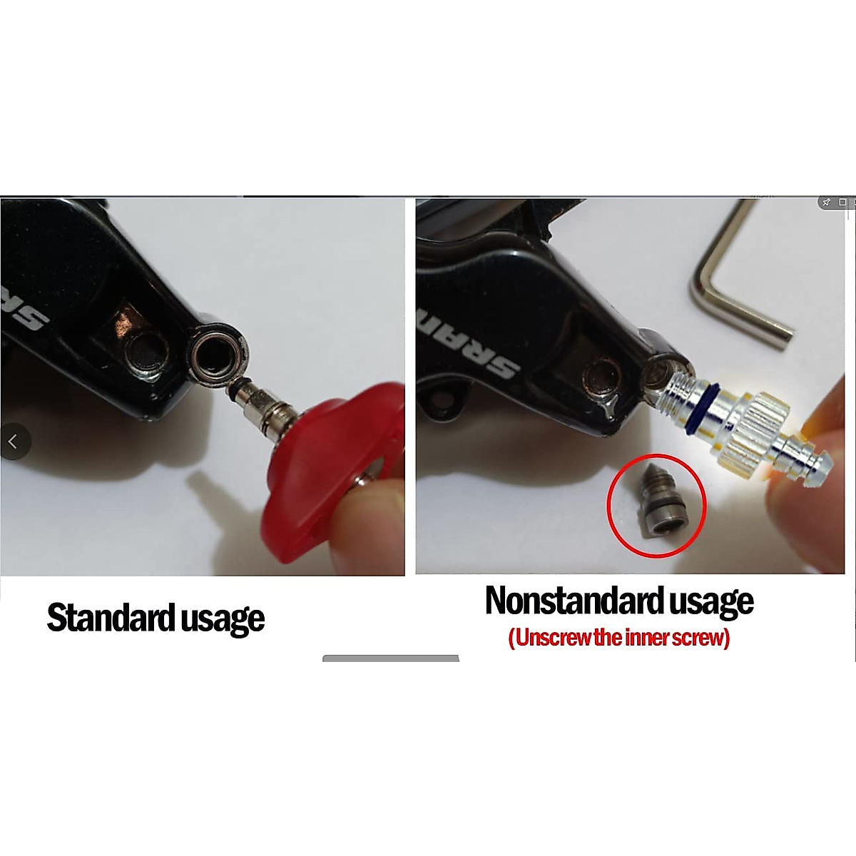 CYCEARTH Bicycle Brake DOT Oil Bleed Kit for Avid Sram Code 5 R Juicy Ultimate Elixir Formula Hayes Bngal Hope Quad Hydraulic Disc Tools …