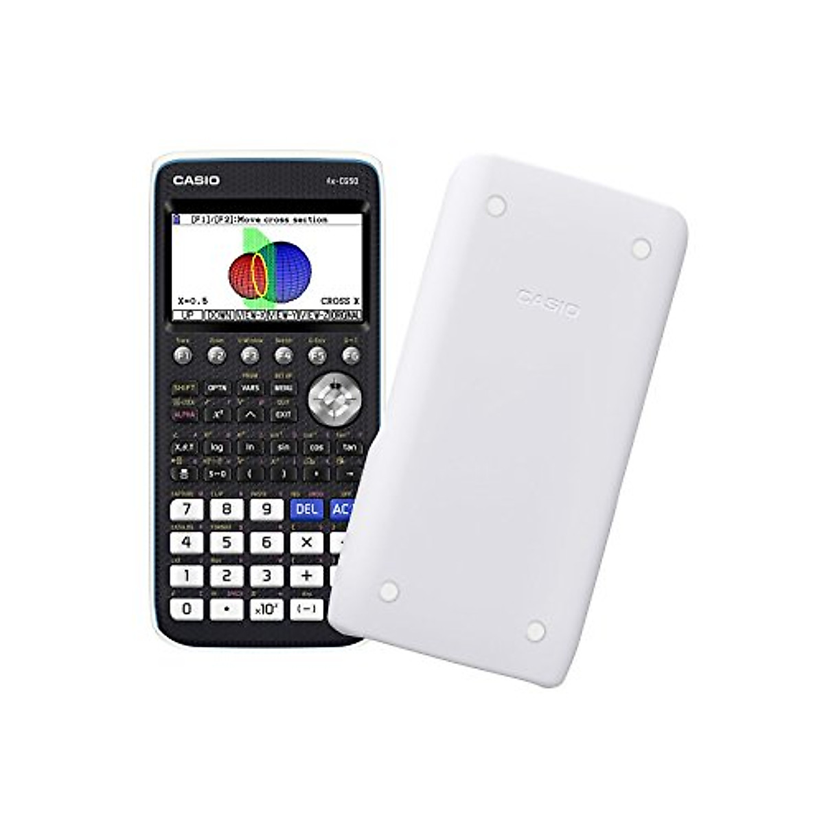 CASIO PRIZM FX-CG50 Color Graphing Calculator,Black & White,7.21"Wx10.32"Lx2.05"H