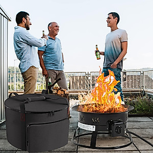 Carrying Bag for Outland Firebowl 823 Outdoor Portable Propane Fire Pit Carrying Bag for Firebowl 870 Water-Resistant 19 Inch Gas Fire Pit Carry Bag for Outland Fire Bowl 893