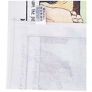 Samuel Lamont The Dog Rules Cotton Tea Towel made in United Kingdom