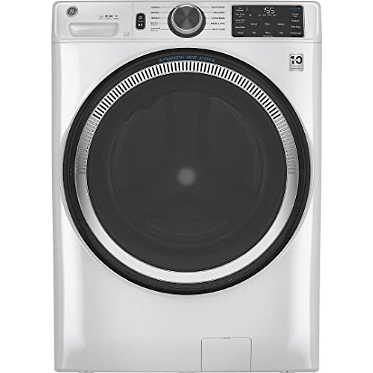 GE® 4.8 cu. ft. Capacity Smart Front Load ENERGY STAR® Washer with UltraFresh Vent System with OdorBlock™ and Sanitize w/Oxi