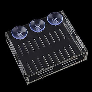 Exquisite Transparent Water Grass Cup, Safe 3 Suction Cups Design Aquarium Plant Cup, Tank Aquarium Aquarium Tank Decor for Landscape Plants Cultivation