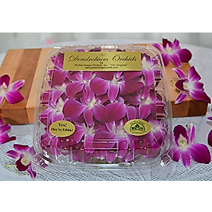 Edible Orchids - 50 Count (Pack of 4)