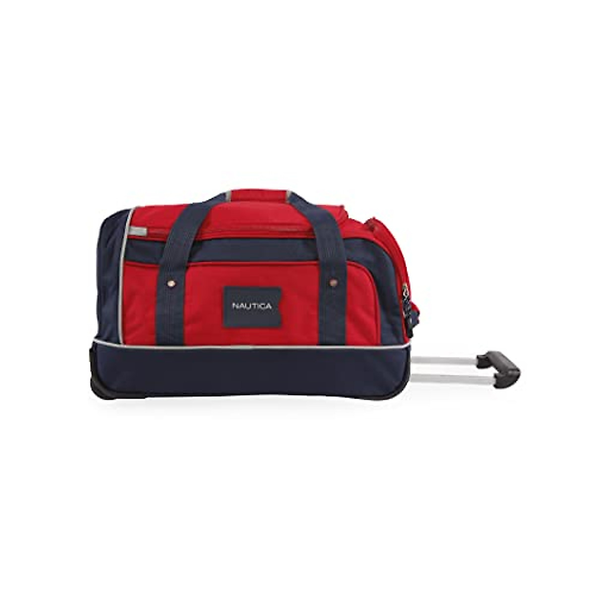 NAUTICA Submariner 22" Rolling Duffel, RED/Navy