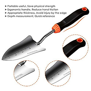 LANNIU Garden Tool Set, Stainless Steel Gardening Kit, Heavy Duty Gardening Hand Tools, Gardening Gifts for Women, Grandparents, Seniors, Mom & Dad