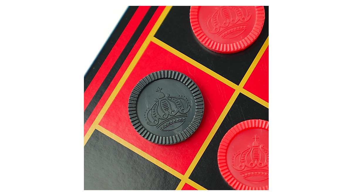 Cannon Sports Black & Red Checkers Replacement Pieces