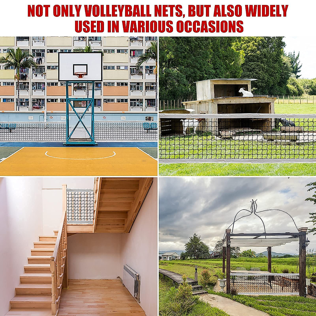 Professional Volleyball Net Outdoor Sand, Grass Volleyball Net for Backyard, Portable Beach Kid Net, Balance Board, Exercise Balance Pad, Yoga Mat Thick Non-Slip Foam Mat for Balance Exercise