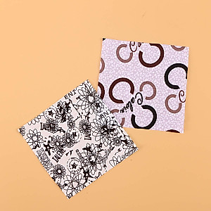 Exceart 100pcs Fabric Bundle Squares Fat Quarters Fabric Bundles Quilting Precut Squares Fabric for Quilting Fabric Bundles Quilting Patchwork Fabric Floral Squares Patchwork Scarf 10cm