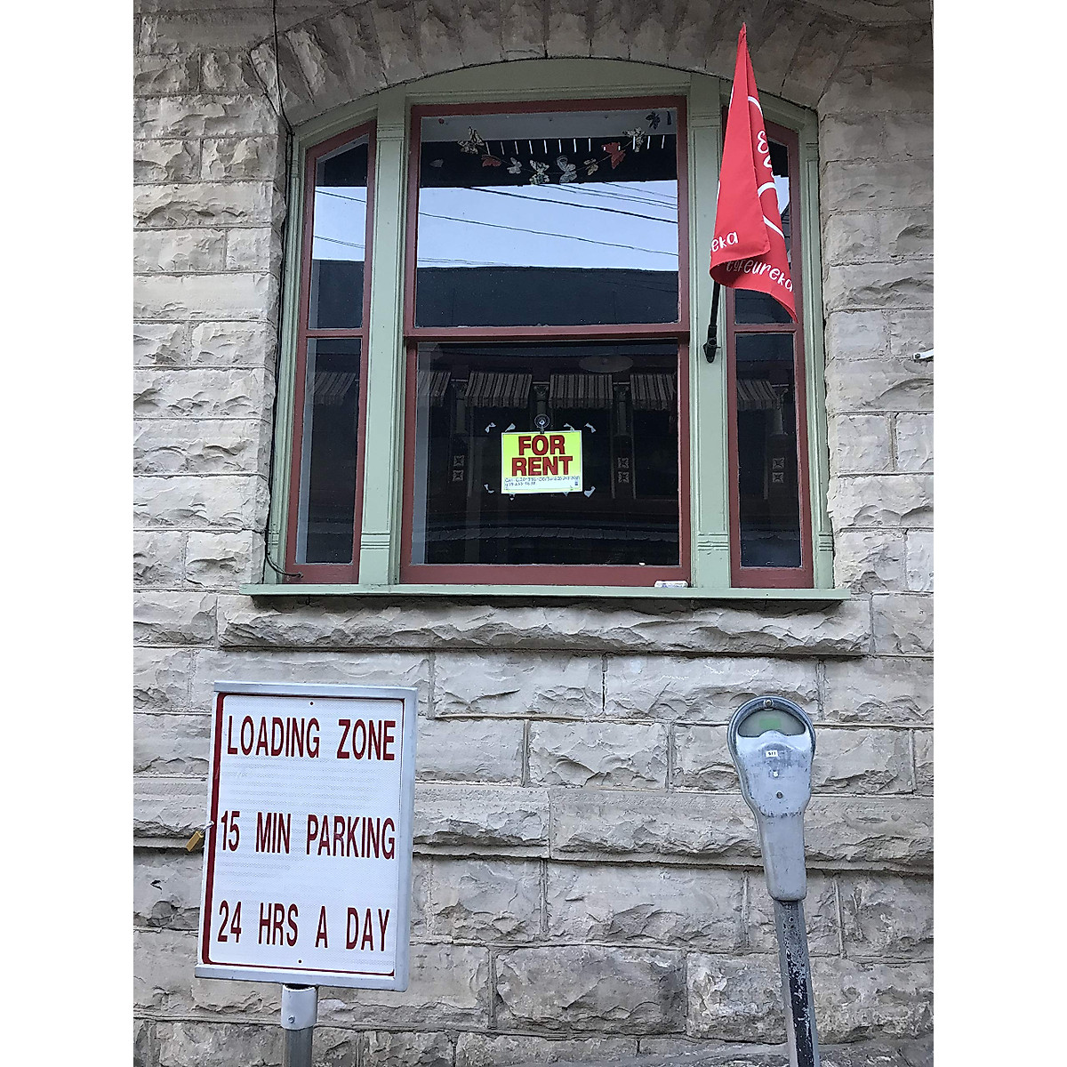 Sunburst Systems 3637 For Rent Sign, 11" x 14" Neon, Weather Resistant