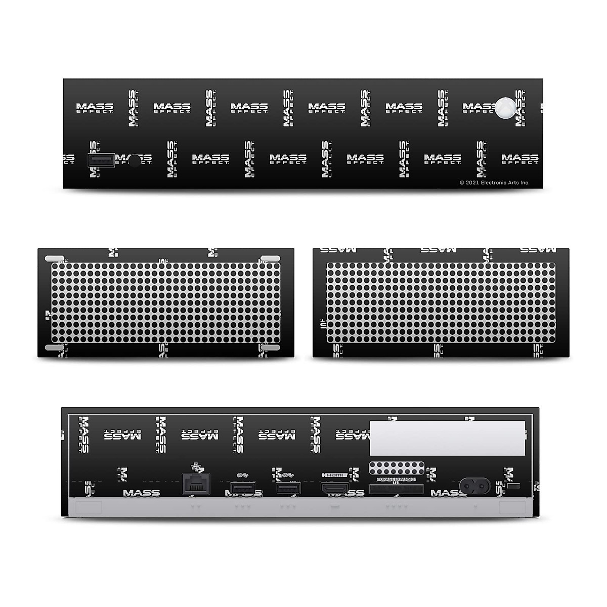 Head Case Designs Officially Licensed EA Bioware Mass Effect Logo Pattern Graphics Vinyl Sticker Gaming Skin Decal Cover Compatible With Xbox Series S Console