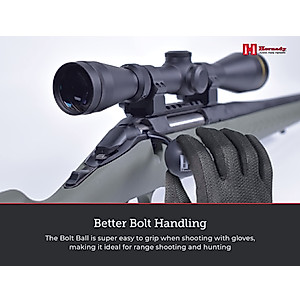 Hornady Lock-N-Load Bolt Ball – A Firearm Accessory for Faster Reloads – Easy Grip When Shooting with Gloves, Ideal for Hunting – Item No. 99123