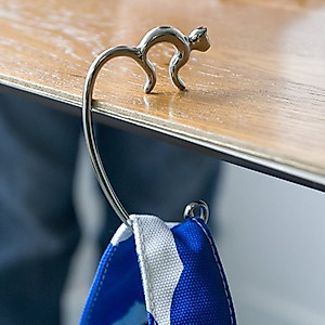 Alessi Aleesi FGO01 Minou Purse Hook, Silver,Small