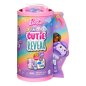 Barbie Cutie Reveal Chelsea Doll & Accessories, Poodle Plush Costume & 6 Surprises Including Color Change, Cozy Cute Tees Series