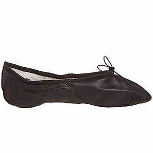 Capezio Women's Juliet Ballet Shoe, Black, 6 M US
