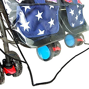 Weather Shield for Double Stroller Raincoat Universal Size Side by Side Baby Umbrella Stroller Rain Cover Scooter Twin Wind Shield Waterproof Jogger City (Side by Side)