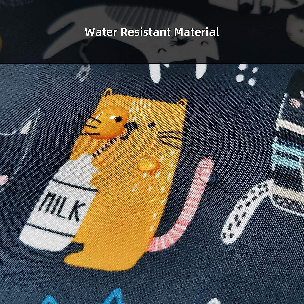 PHEBEN Small Diaper Bags Waterproof Travel Tote Mini Diaper Bag Multi-Function Baby Bags Crossbody Purse(Cat Paradise)