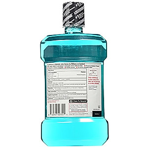 Listerine Antiseptic Cool Mint Mouthwash, 1.5 L, 50.72 oz (Pack of 2)
